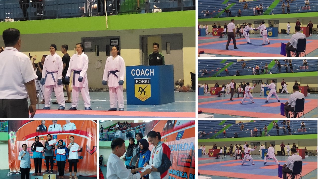 ANASTACIA CLARISA MENANG DALAM KEJUARAAN KARATE DI BANGKA BELITUNG