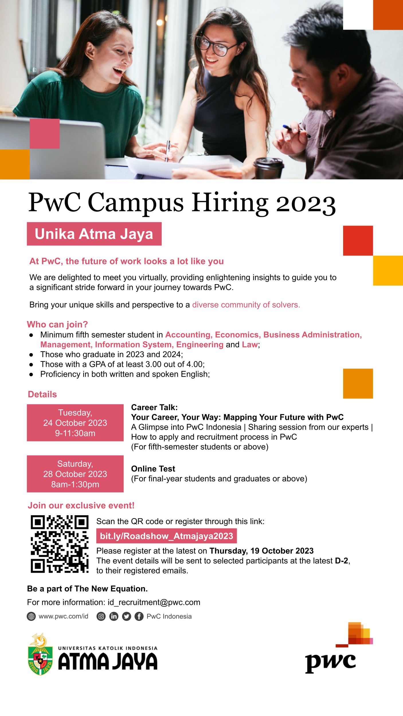 PwC Campus Hiring 2023 : Career Talk